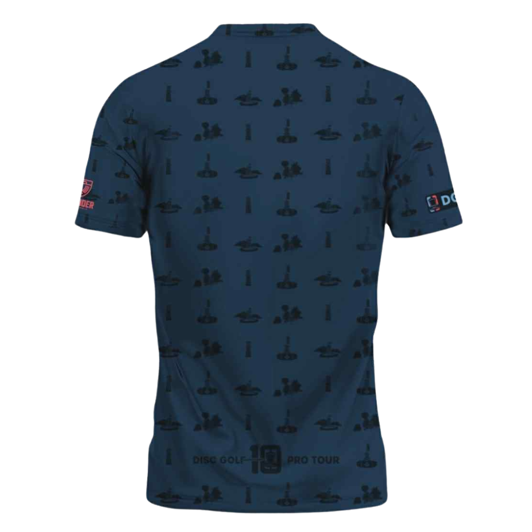 Men's Navy Hole Icon - DGPT Jersey – Disc Golf Pro Tour
