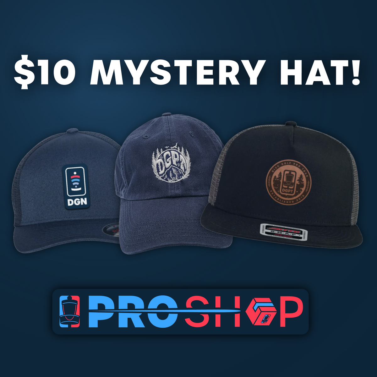 $10 Mystery Hat – Disc Golf Pro Tour