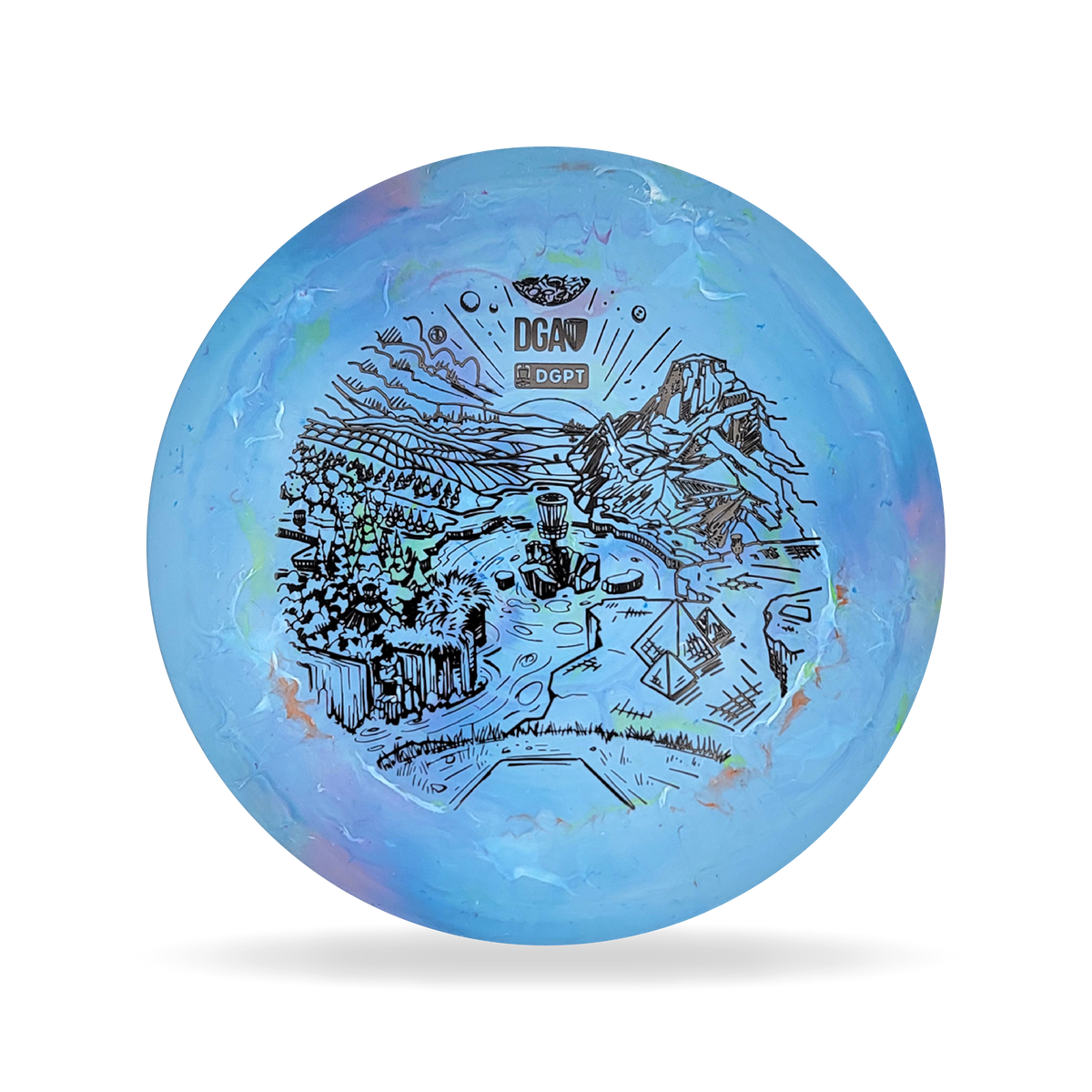 DGA - DGPT Out of Bounds - LE Granite Swirl Rift – Disc Golf Pro Tour