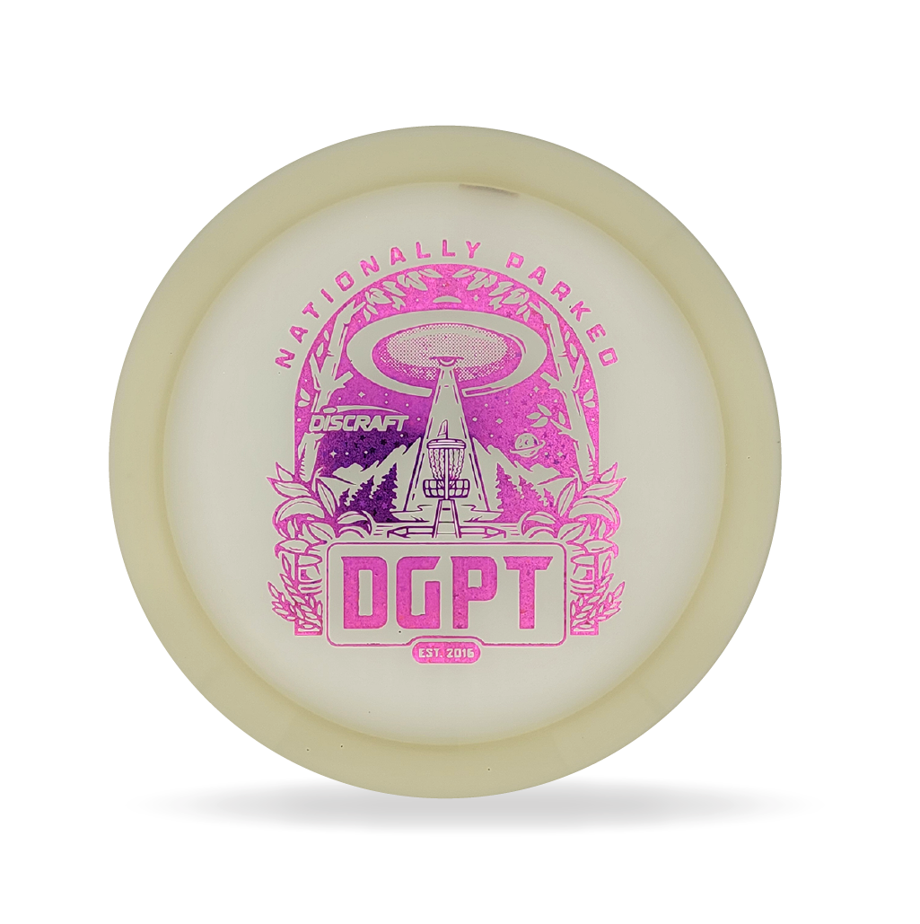 Discraft - Galactically Parked - Glo Z Raptor – Disc Golf Pro Tour