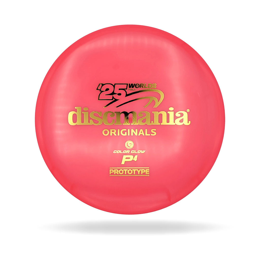 P4 - Prototype Color Glow C-Line - Discmania - 2025 Worlds Edition ...