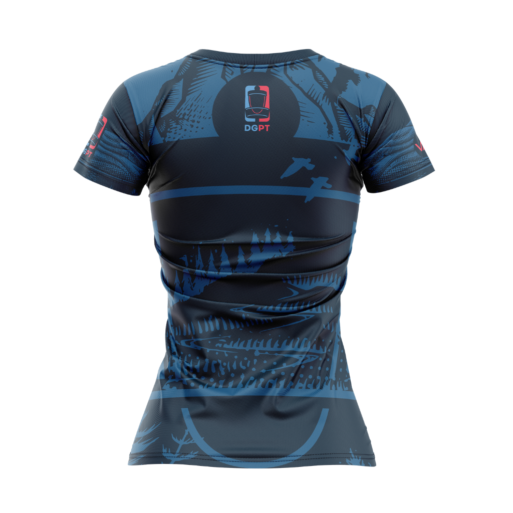 Women's 2022 DGPT Nationally Parked - Diameter Jersey - Blue – Disc ...