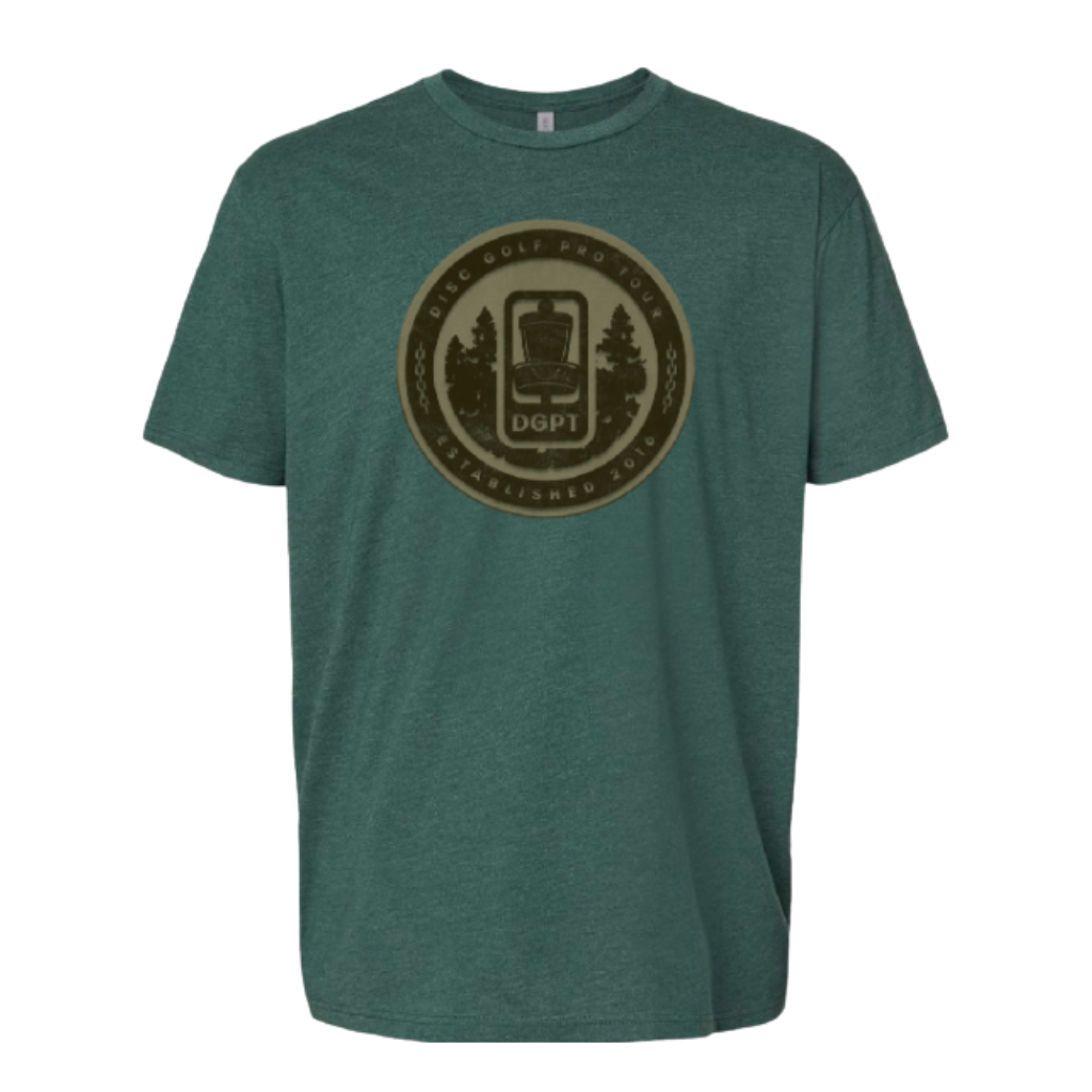 DGPT Founder's Seal Shirt - Forest Green – Disc Golf Pro Tour