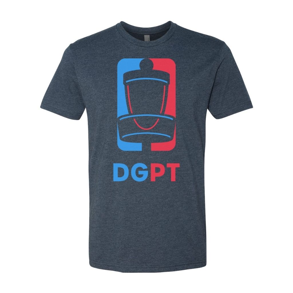 DGPT Full Shield Shirt - Heather Navy – Disc Golf Pro Tour